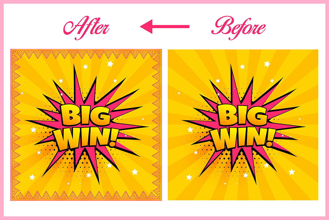 Photoshop Action - Unique Border Frame Brush Bundle