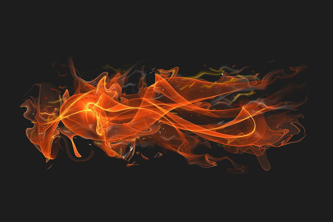 Photoshop Action - 30 Realistic Fire Flames Bundle
