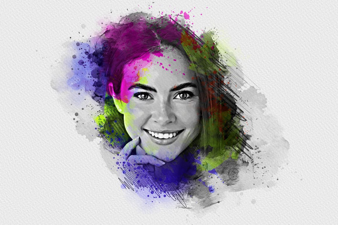 Photoshop Action - Stunning Portrait Effect for Photo