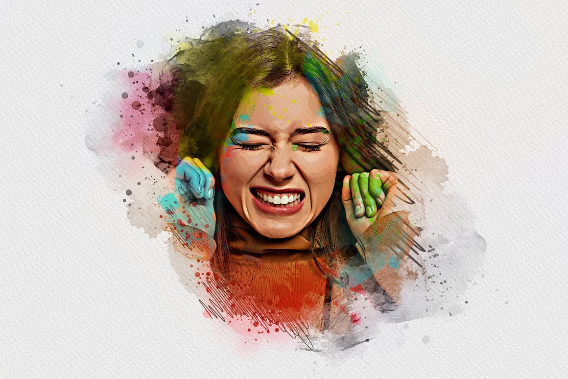 Photoshop Action - Stunning Portrait Effect for Photo