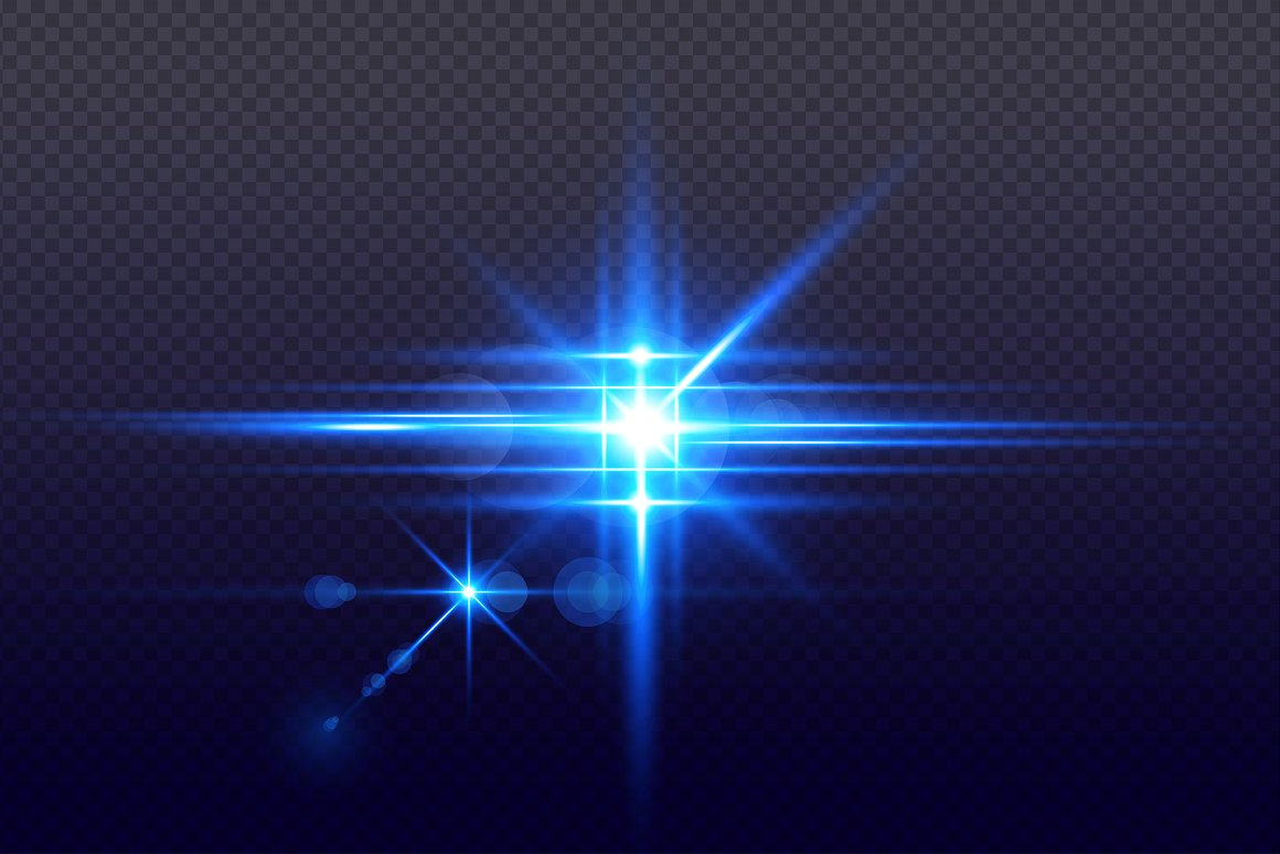 Photoshop Action - 33 Transparent Png Light Lens